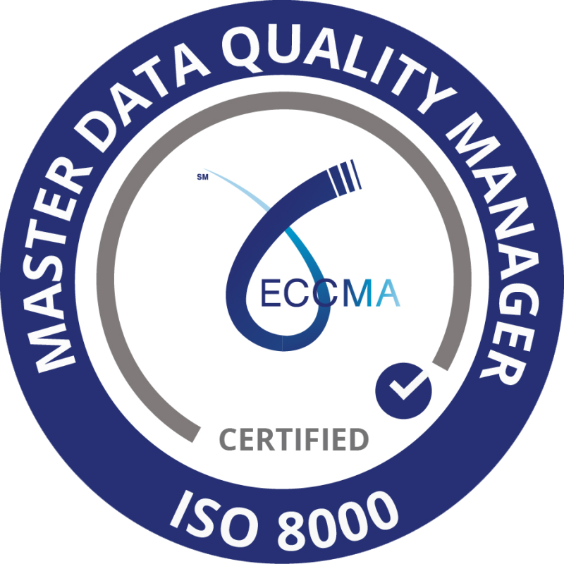 #ECCMA Certification of ISO data standards implementation - ECCMA