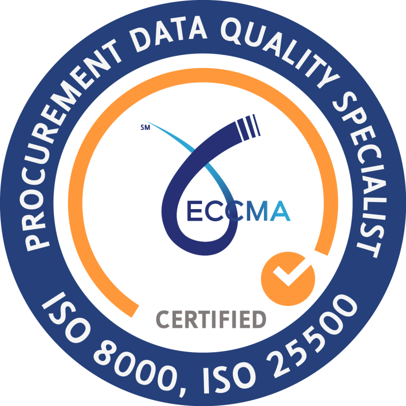 #ECCMA Certification of ISO data standards implementation - ECCMA